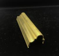 China C3771 Brass Hand Rails Copper Alloy Staircase Handrail Section for sale