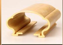 China CuZn39Pb3 Brass Handrail Balustrade Frame 5mm to 190mm Brass Stair Railings for sale