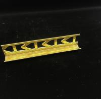 China Mirror Polished Copper Stair Nosing L Shape 25mm x 15mm Custom Lengths for Carpet for sale