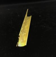 China Mirror Polished Copper Stair Nosing L Shape 25mm x 15mm Custom Lengths for Carpet for sale