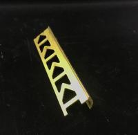 China Mirror Polished Copper Stair Nosing L Shape 25mm x 15mm Custom Lengths for Carpet for sale