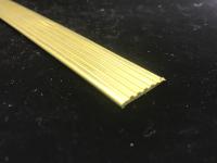China Brass Stair Nosing Antislip for Flooring Decking 1m to 6m Lengths Custom Sizes for sale