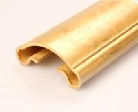 China C38000 Alloy Brass Rail Profiles 5mm to 190mm Copper Brass Rail Hardware for sale