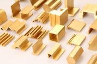 China Safe Decarative Brass Antislip Stair Strip Copper Staircase Nosing for sale