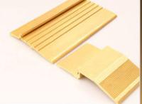 China Copper Alloy Stair Edge Nosing Sheet 5mm-190mm Brass Stair Strip for Floor Edge Protection for sale