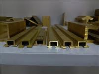 China Copper Brass Door & Window Profile With Extrusion Polish Process for sale