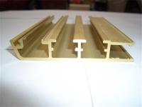 China Brass Window Extrusion Profiles Custom Length 1m to 6m C38500 Copper Alloy for sale
