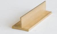 China 25mm Brass Alloy T Bar C38000 DIY Copper T Slot Framing for Decorative Trim for sale