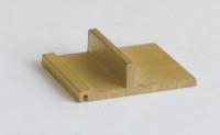 China 25mm Brass Alloy T Bar C38000 DIY Copper T Slot Framing for Decorative Trim for sale