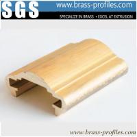 China 4 ft Round Solid Brass Hand Rail for Hotel Custom Extruded Brass Profile 5mm to 190mm for sale