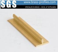 China Brass T Bar for Decorative Window C38000 Copper T Slot Framing 5mm to 180mm for sale