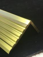 China Brass Alloy Stair Nosings Threshold Covers 42x24x2.5mm Interior Floor Trim for sale