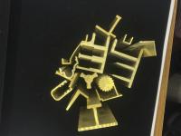 China Brass Alloy Stair Nosings Threshold Covers 42x24x2.5mm Interior Floor Trim for sale