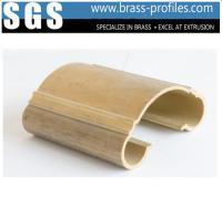 China Polished Brass Staircase Handrail Bracket 5mm to 190mm Copper Stair Railing Profile for sale