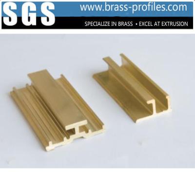 China Custom Brass Extrusion Profiles for Doors Windows 5mm to 180mm Copper Alloy for sale
