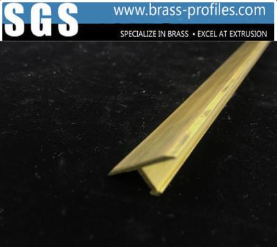 China Hot Finished Copper Door & Window Profile Brass Extruded Sections for sale