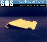 China Hot Finished Copper Door & Window Profile Brass Extruded Sections for sale