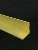 China Solid Brass L Shape Door Channel Copper Alloy Profile 55-62% Copper 5mm to 190mm for sale