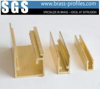 China Decorations For Sanitary Ware / Brass Extruding Bathroom Profiles for sale