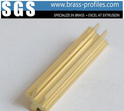 China Customized Brass Extrusion Profiles 5mm to 190mm Decorative Copper Alloy Shapes DIY Lengths for sale