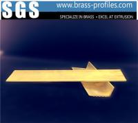 China Brass Copper Alloy Profiles for Windows Doors 5mm to 180mm Custom Shapes for sale