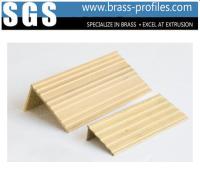 China Solid Brass Single Post L Sections Aging Copper L Corner Framing 26mm x 22mm for sale