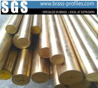 China C38500 Alloy Copper Round Bar 5-190mm Extruded Brass Profiles for Industrial Use for sale