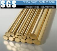 China C38500 Alloy Copper Round Bar 5-190mm Extruded Brass Profiles for Industrial Use for sale