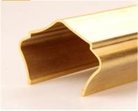 China Decorative Brass Railing Balusters Stair Parts 5mm to 190mm Custom Extruded Profiles for sale