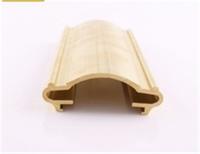 China Brass Staircase Handrail Contemporary Metal Railing 2m to 5m Length Custom Shapes for sale
