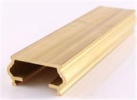 China Brass Staircase Handrail Contemporary Metal Railing 2m to 5m Length Custom Shapes for sale