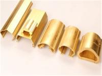 China Brass Staircase Handrail Contemporary Metal Railing 2m to 5m Length Custom Shapes for sale