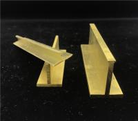 China Custom Brass T Profile Extruded Tee Bar 5-190mm for Industrial Decorative Use for sale