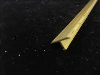 China Brass T Bar Copper Tee Strip for Floor Decoration 5mm to 190mm Custom Lengths for sale