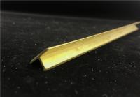 China Brass T Bar Copper Tee Strip for Floor Decoration 5mm to 190mm Custom Lengths for sale