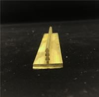 China Brass T Shape Strip 5mm to 190mm Extruded Copper Alloy T Bar for Industrial Decoration for sale