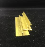 China Timeless Solid Extruded Brass Metal T Shape Parts with 8 ft Length for sale