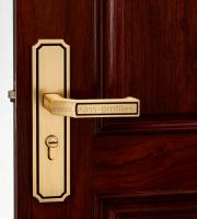 China Solid Brass Interior Door Lock Set 220x50mm Grade A Cylinder for Wooden Metal Doors for sale