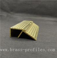 China Copper Alloy Anti Slip Strip Extruded Profile 5mm to 180mm for Stair Safety for sale