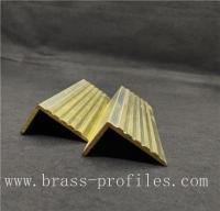 China Copper Alloy Anti Slip Strip Extruded Profile 5mm to 180mm for Stair Safety for sale