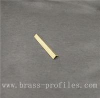 China Brass Copper Zinc Alloy Extruded Profiles 5mm to 180mm Custom Shapes for Decorative Trims for sale