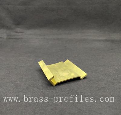 China Brass Alloy Extruded Profiles Custom Sizes 5mm-180mm for Industrial Decorative Use for sale