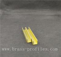 China Polished Extruded U Channel Quality Products with Copper Brass Materials for sale