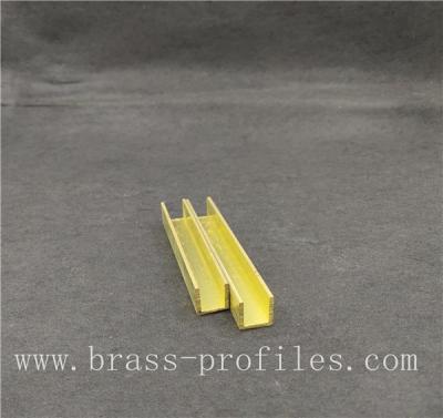 China Polished Extruded U Channel Quality Products with Copper Brass Materials for sale