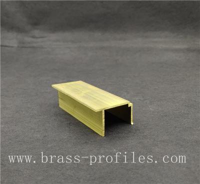 China Extruded U Channel Industrial Products with Copper Brass Materials for sale