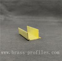 China Extruded U Channel Industrial Products with Copper Brass Materials for sale