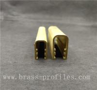 China Brass Extruded U Channel 5mm to 180mm for Furniture and Decoration for sale