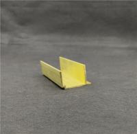 China Copper C Channel Sizes 5mm to 180mm for Window Frame Quality Brass Sections for sale