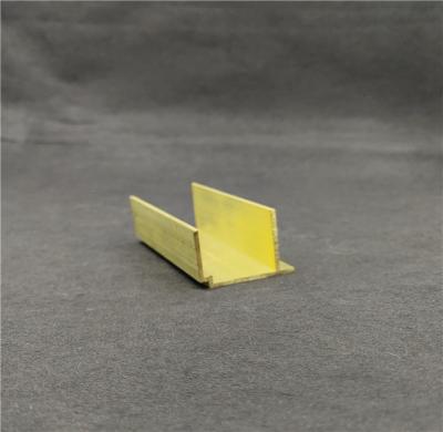 China Copper C Channel Sizes 5mm to 180mm for Window Frame Quality Brass Sections for sale