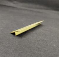 China Copper Bars Copper Zinc Alloy T Bars for Interior Decoration Angle for sale